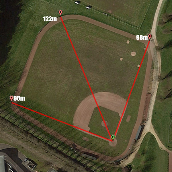Le terrain - Compiegne Baseball Club